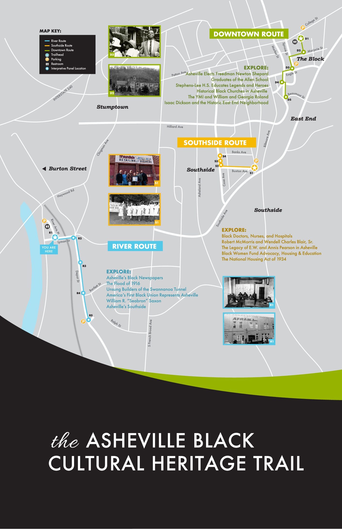 Asheville Black Cultural Heritage Trail Map_ 11 x 17 3 | Explore Asheville Convention & Visitors ...